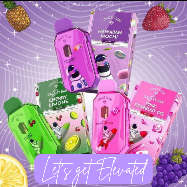 Space Club Disposable Carts – Elevated Lounge